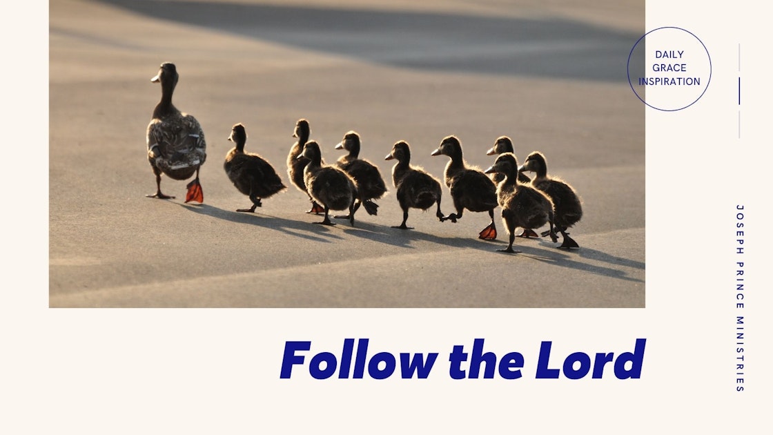Daily Grace Inspiration - Follow the Lord | Joseph Prince Ministries
