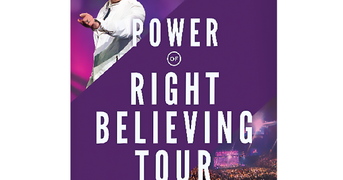 Power Of Right Believing Tour Joseph Prince Ministries
